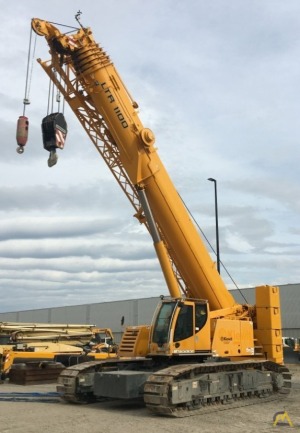 Liebherr LTR 1100 110-ton Telescopic Boom Crawler Crane For Sale Hoists ...