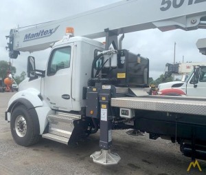 Manitex 50128SHL 50-Ton Boom Truck Crane on Kenworth T880 For Sale ...