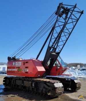 Manitowoc 222 Series B 100-ton Lattice Boom Crawler Crane For Sale ...