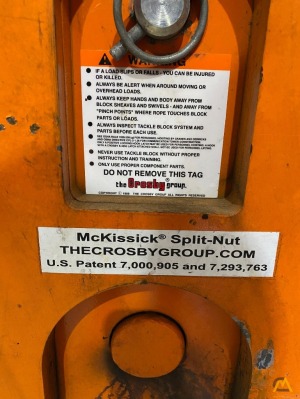 McKissick 20-Ton Block For Sale Hook Blocks Parts Attachments ...