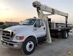 National 500E2 Series 571E2 18-Ton Boom Truck Crane on Ford F750 XL For Sale Trucks Hoists ...