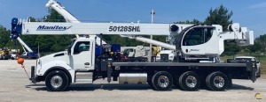 NEW Manitex 50128SHL 50-Ton Boom Truck Crane For Sale Trucks Hoists ...