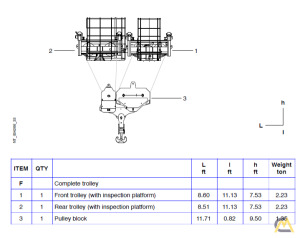 Potain MD 1600 70.5-ton Heavy Lift Top Slewing Hammerhead Tower Crane ...
