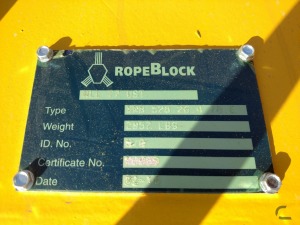 RopeBlock 77-Ton 4-Sheave Hook Block For Sale Blocks Parts Attachments ...