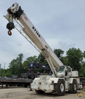 Terex RT 160 60-Ton Rough Terrain Crane For Sale (Auction) Hoists ...