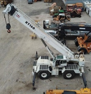 Terex RT 160 60-Ton Rough Terrain Crane For Sale (Auction) Hoists ...