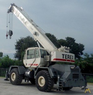 Terex RT 335 35-Ton Rough Terrain Crane For Sale Hoists & Material ...