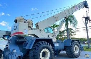 Terex RT665 65-Ton Rough Terrain Crane For Sale Hoists & Material Handlers 14849 CraneMarket