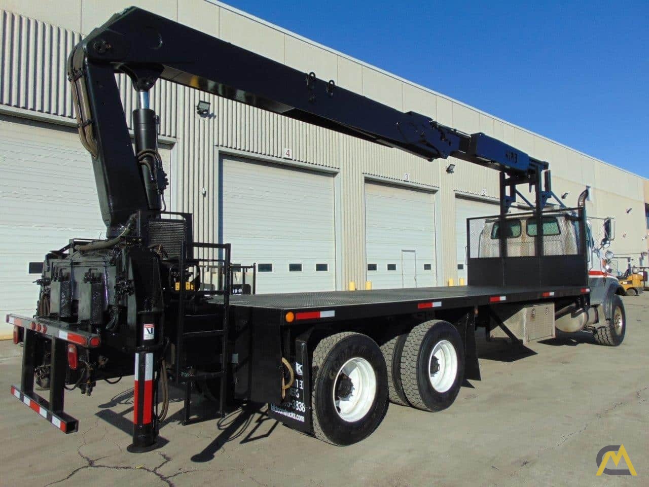 Hiab 235 K Wallboard Pallet Fork Crane on 2008 Sterling LT9513 For Sale ...