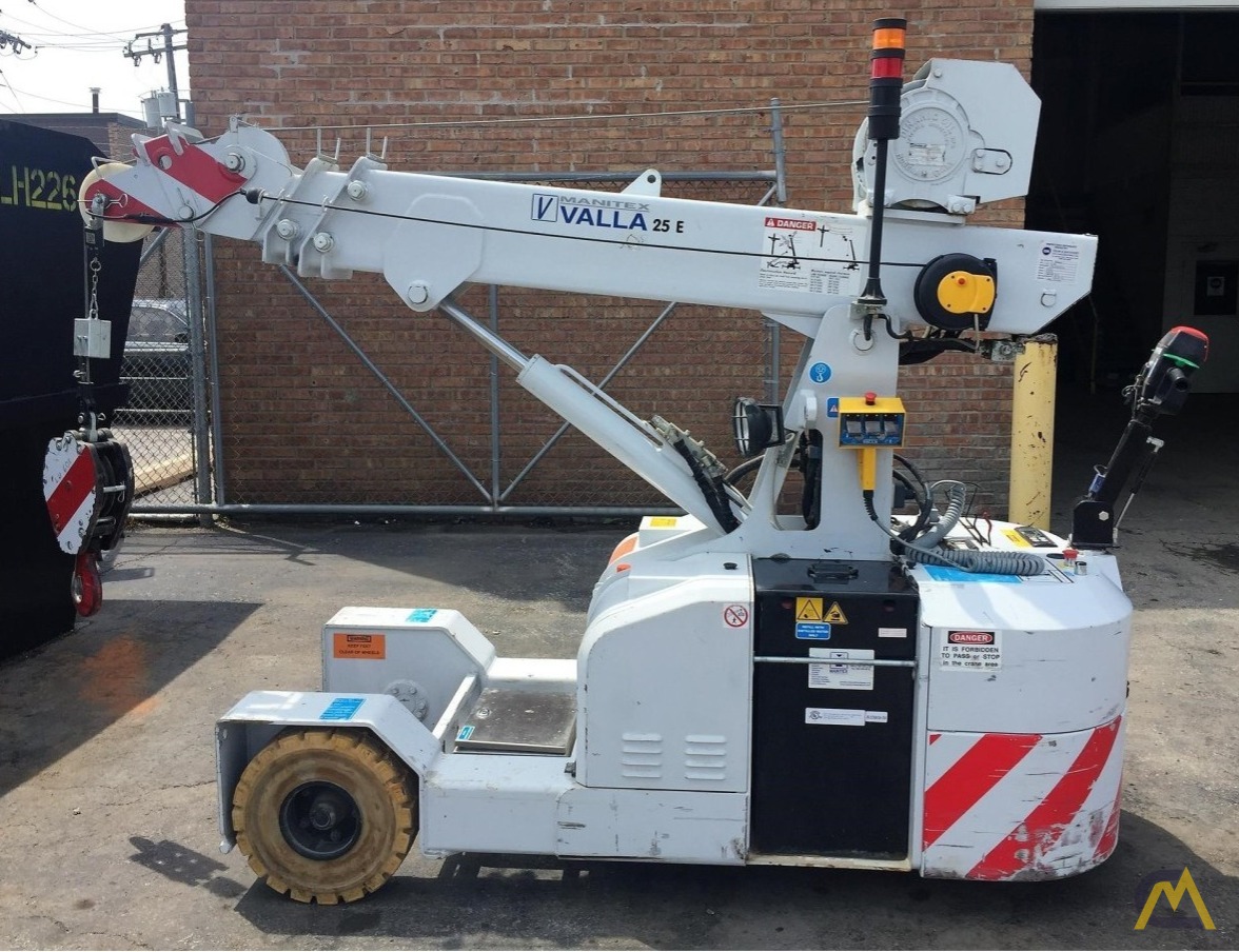 Valla 25 E 2.75-ton Electric Pick & Carry Crane For Sale Manitex Hoists ...