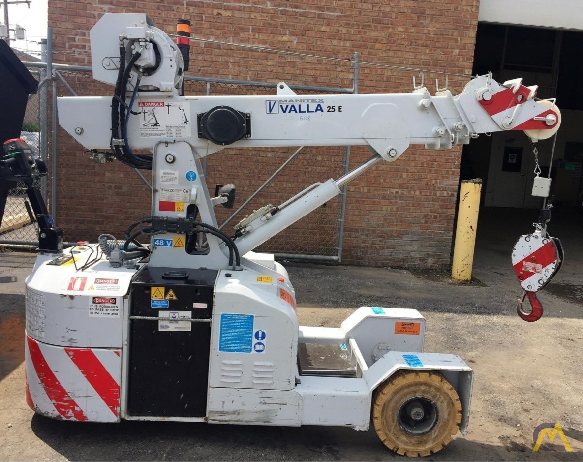 Valla 25 E 2.75-ton Electric Pick & Carry Crane For Sale Manitex Hoists ...