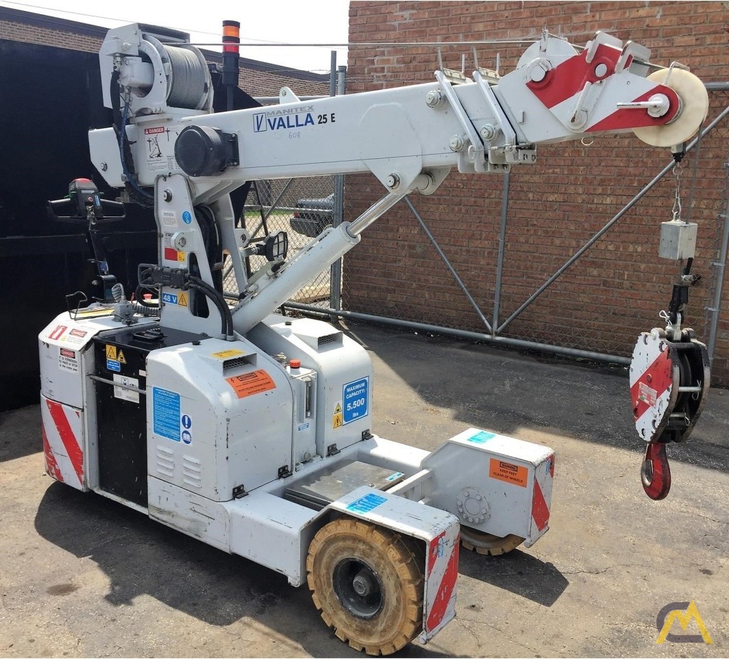 Valla 25 E 2.75-ton Electric Pick & Carry Crane For Sale Manitex Hoists ...