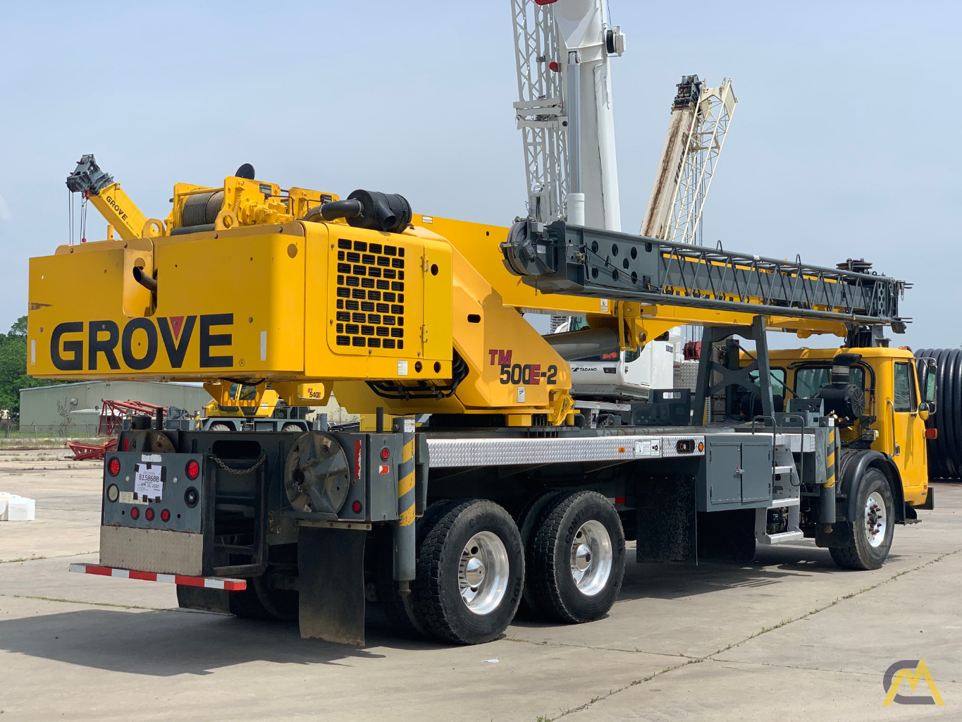 VERY LOW HOUR 2008 Grove TM500E-2 45-Ton Truck Crane For Sale ...