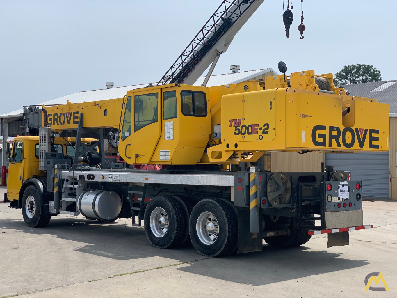 VERY LOW HOUR 2008 Grove TM500E-2 45-Ton Truck Crane For Sale ...
