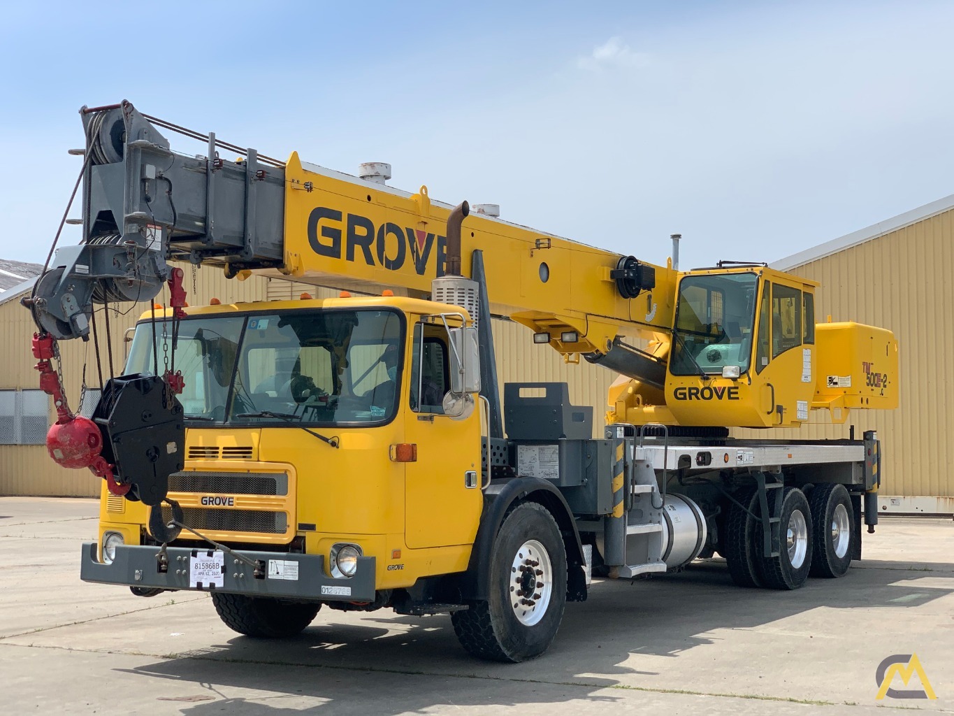VERY LOW HOUR 2008 Grove TM500E-2 45-Ton Truck Crane For Sale ...