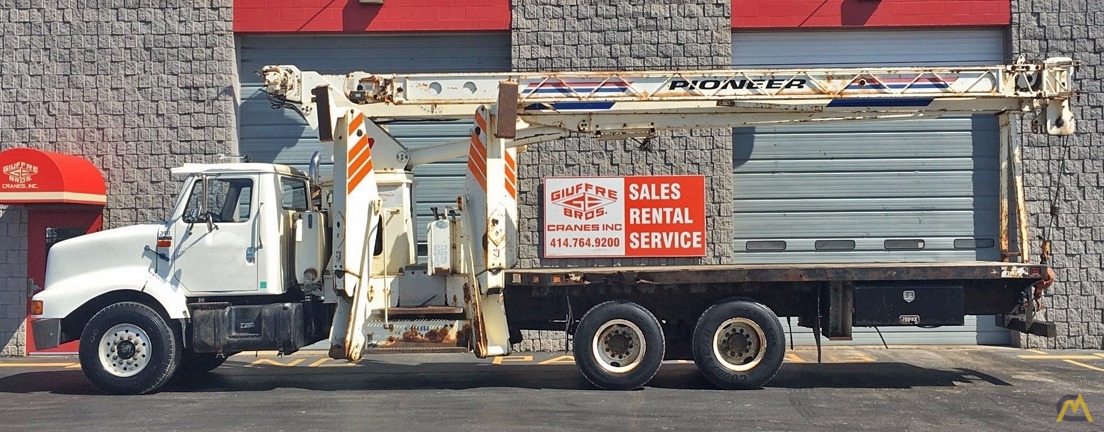 X-type Outrigger Pioneer Crane - 360 degree chart!! For Sale Boom ...