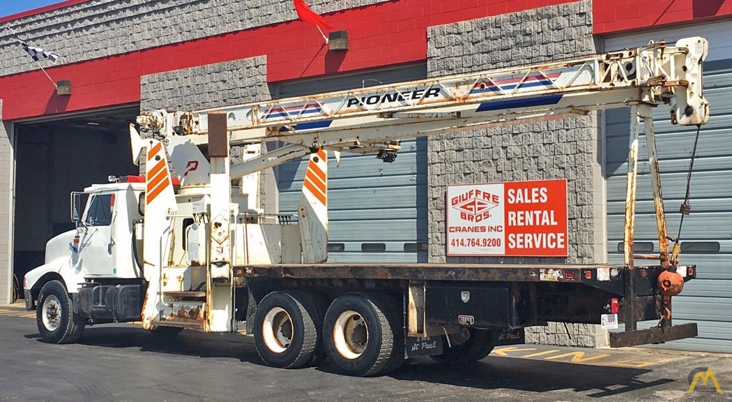 X-type Outrigger Pioneer Crane - 360 degree chart!! For Sale Boom ...