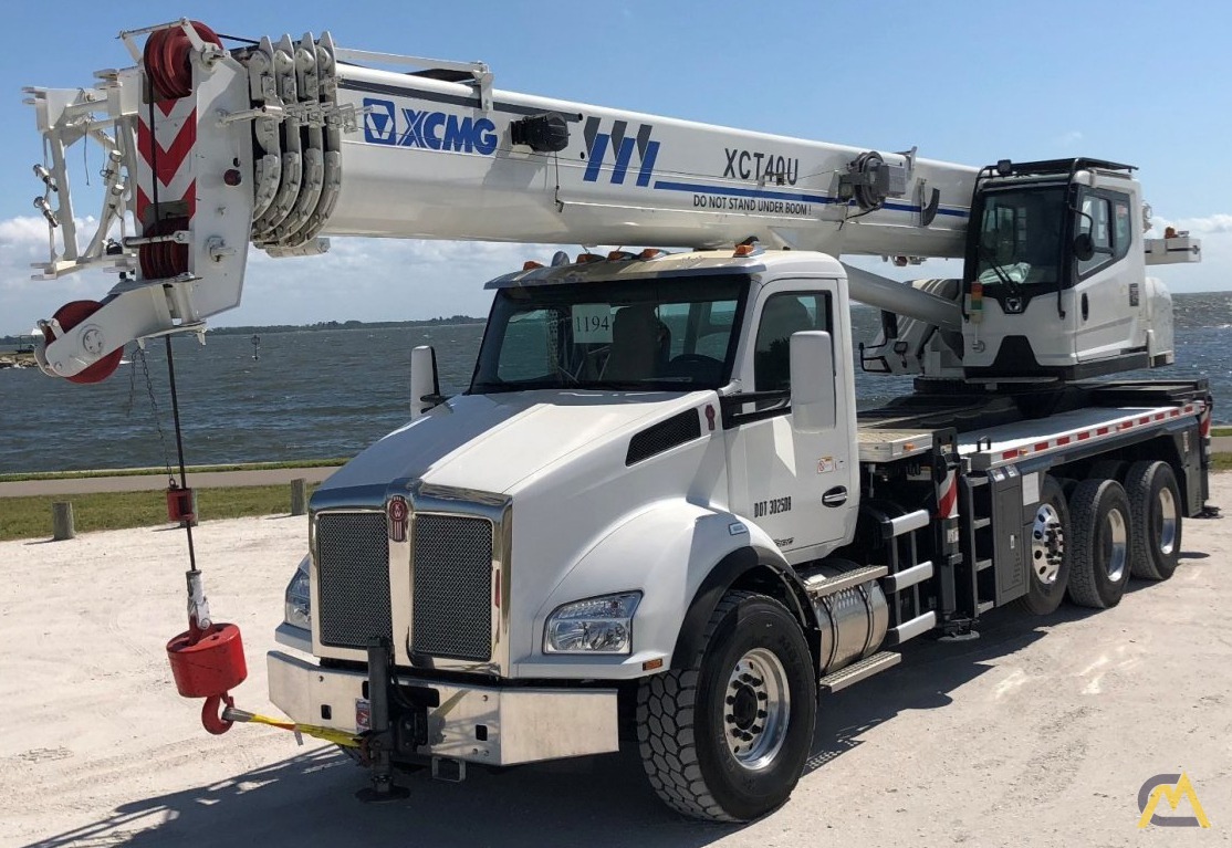 XCMG XCT40U 40-ton Boom Truck Crane on Kenworth T880 For Sale Trucks ...