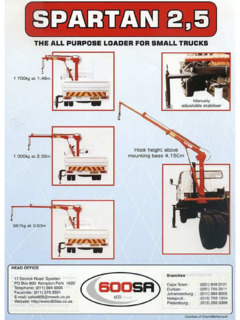 Folding Boom Specifications CraneMarket