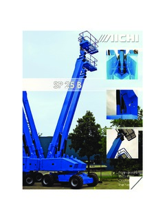 Aichi SP25B Specifications CraneMarket