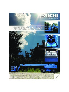 Aichi SP21AJ Specifications CraneMarket