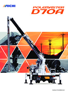 Aichi D70A Specifications CraneMarket