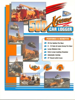 Material Handlers Al-jon 500 Xtreme CAR LOGGER Specifications CraneMarket
