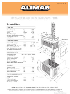Alimak Hek Specifications CraneMarket