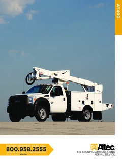 Articulating Telescopic Boom Altec Specifications CraneMarket