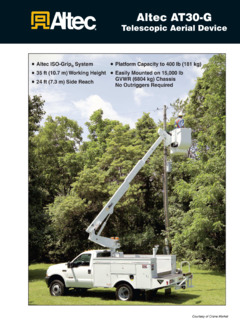 Bucket Truck Aerial Platforms Mounted Specifications CraneMarket