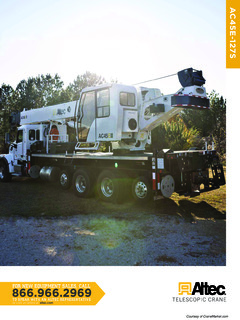 Altec Specifications CraneMarket