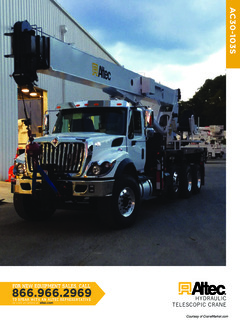 Boom Trucks Altec Specifications CraneMarket
