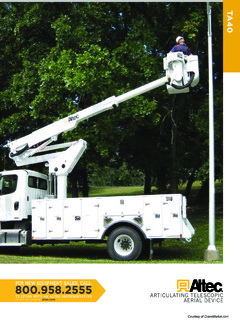 Articulating Telescopic Boom Altec Specifications CraneMarket