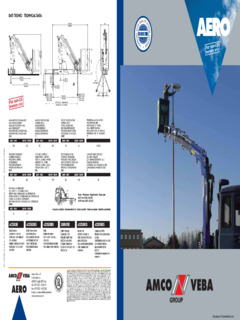Telescopic Boom Amco Veba Specifications CraneMarket