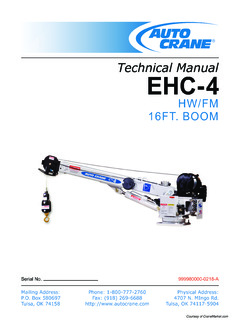 Auto Crane Specifications CraneMarket