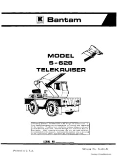 Bantam Specifications CraneMarket