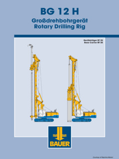 Drilling Rigs Bauer Specifications CraneMarket