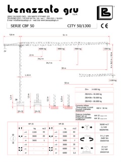 Benazzato Gru CBF 50 Specifications CraneMarket