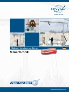 Bocker Specifications CraneMarket