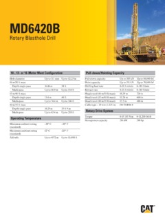 Drilling Rigs Caterpillar (CAT) Specifications CraneMarket