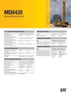 Drilling Rigs Caterpillar (CAT) MD6420 Specifications CraneMarket