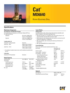 Caterpillar (CAT) MD6640 Specifications CraneMarket
