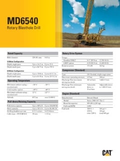 Drilling Rigs Caterpillar (CAT) Specifications CraneMarket