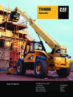 Telehandlers Caterpillar (CAT) TH460B Specifications CraneMarket
