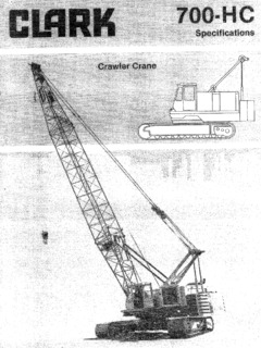 Clark 700-HC Specifications CraneMarket