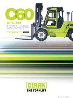 Clark C70D Specifications CraneMarket