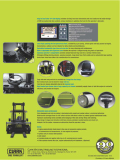 Clark C70D Specifications CraneMarket