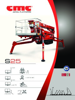 CMC Aerial Platforms S25 Specifications CraneMarket