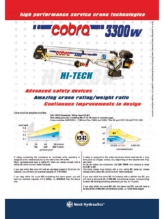 Cobra 3300W Specifications CraneMarket