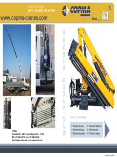 Copma 44.1 Specifications CraneMarket